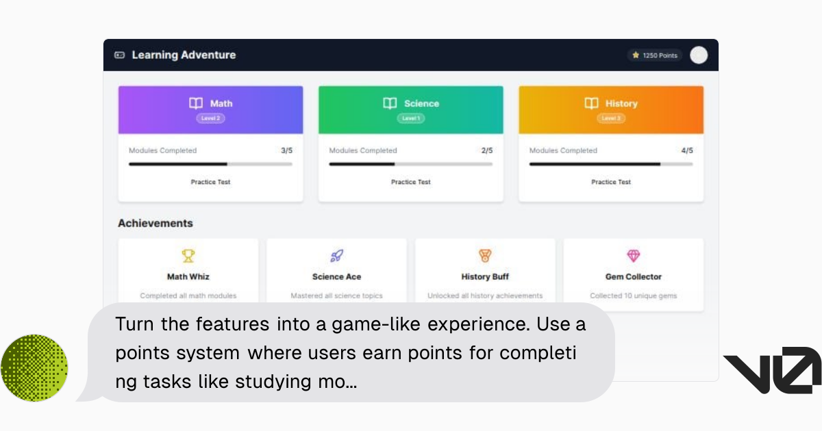 Turn the features into a game-like experience. Use a points system ...
