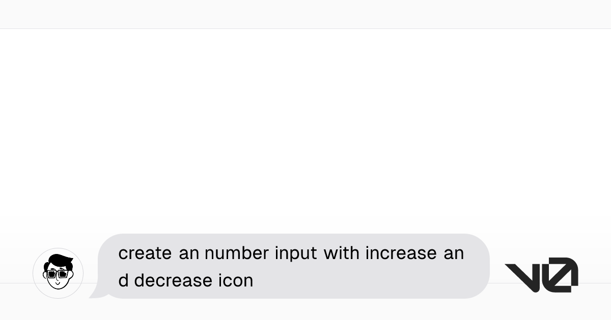 create an number input with increase and decrease icon | A shadcn/ui ...
