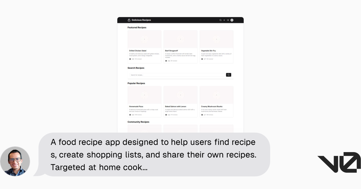 A food recipe app designed to help users find recipes, create shopping ...