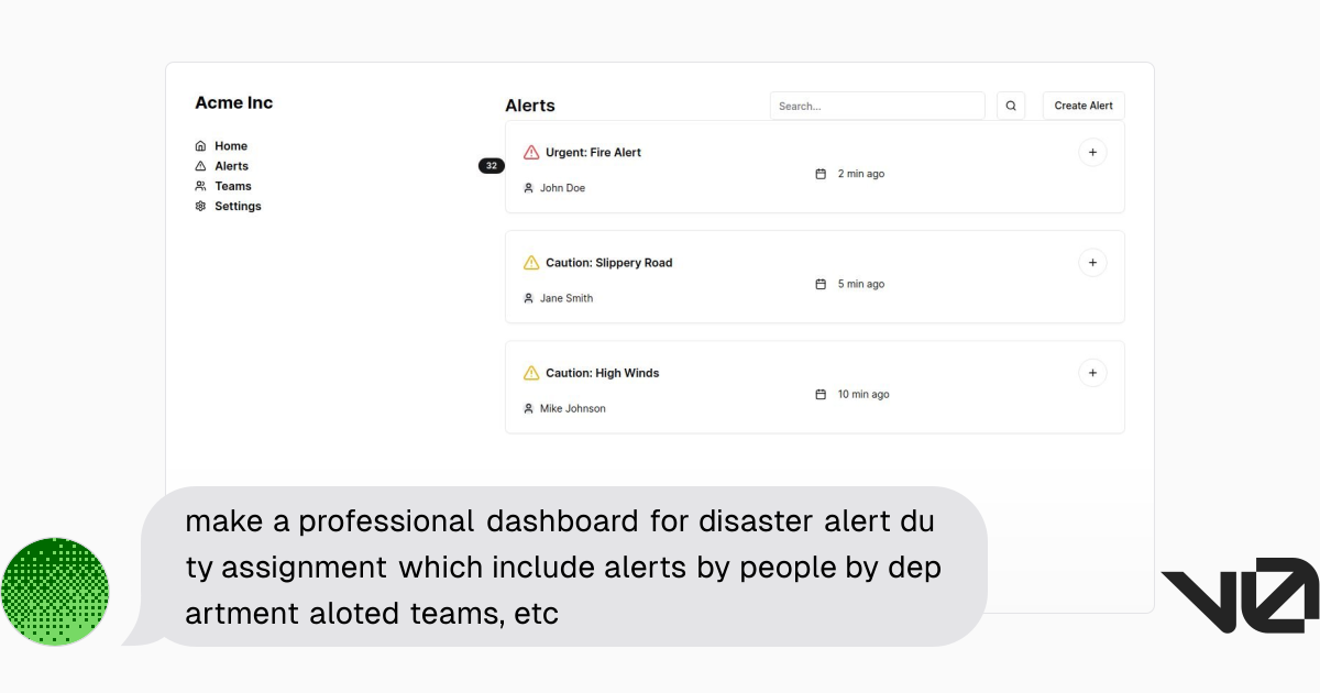 make a professional dashboard for disaster alert duty assignment which ...