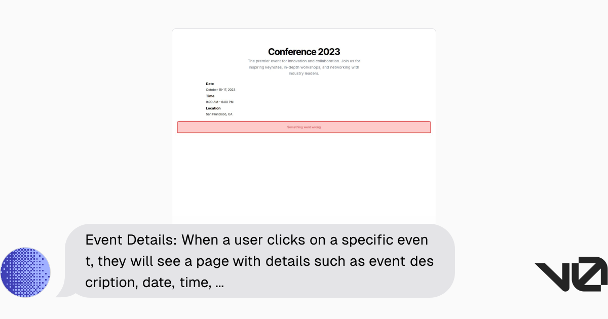 Event Details: When a user clicks on a specific event, they will see a ...