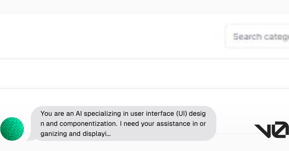 You are an AI specializing in user interface (UI) design and ...