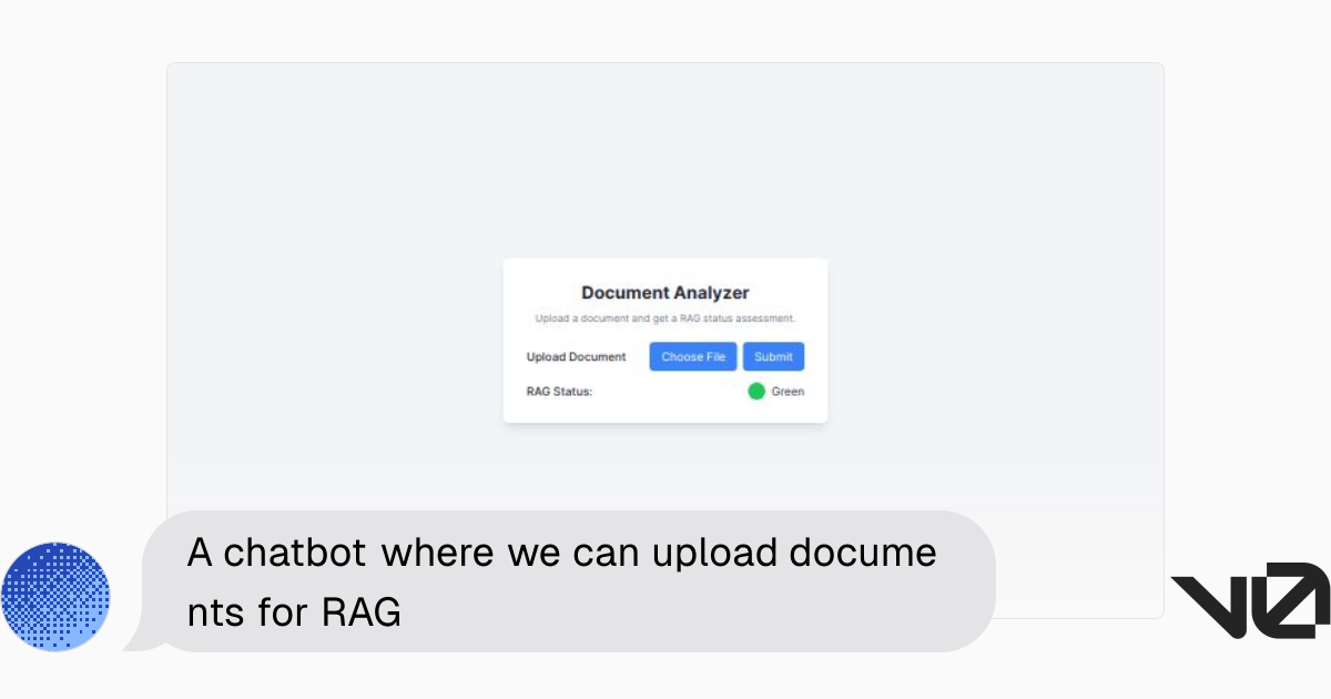 A chatbot where we can upload documents for RAG | A shadcn/ui and v0 ...