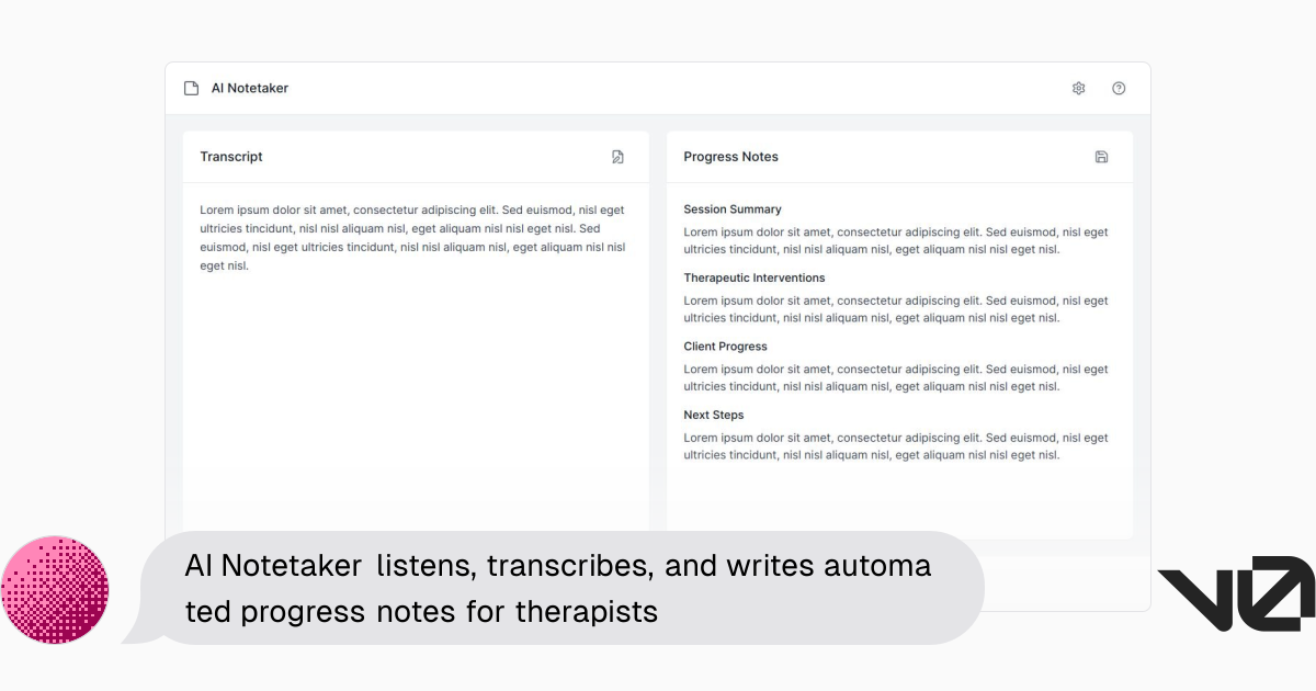 AI Notetaker listens, transcribes, and writes automated progress notes ...