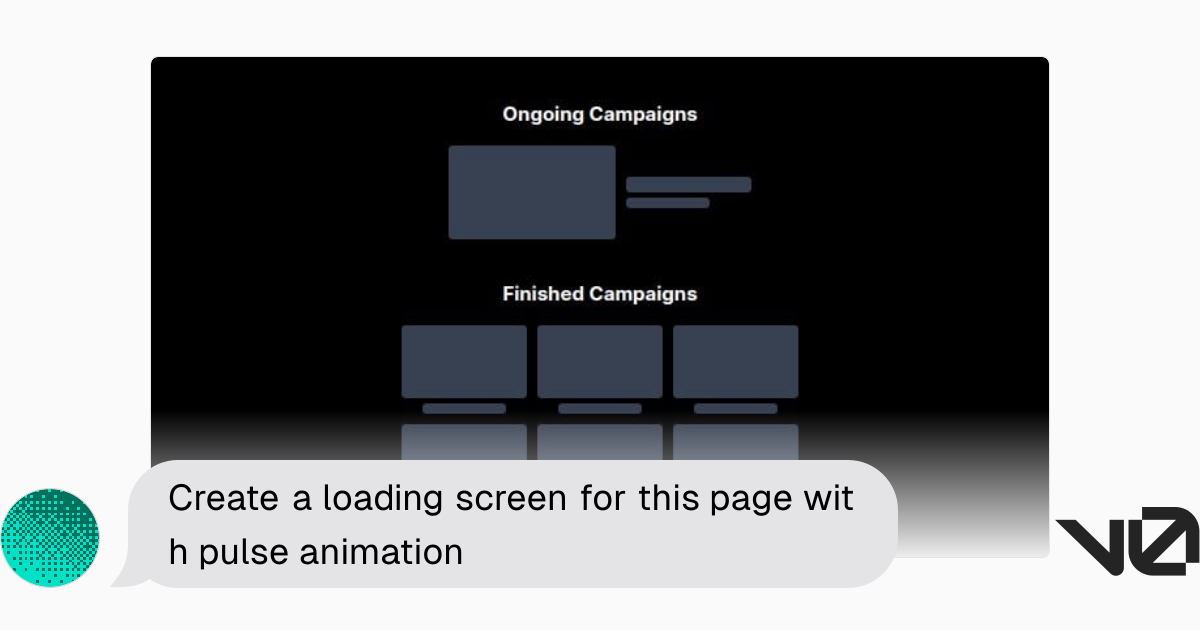 Create a loading screen for this page with pulse animation | A shadcn ...