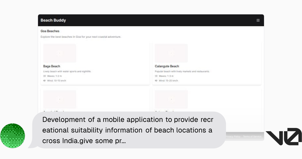Development of a mobile application to provide recreational suitability ...
