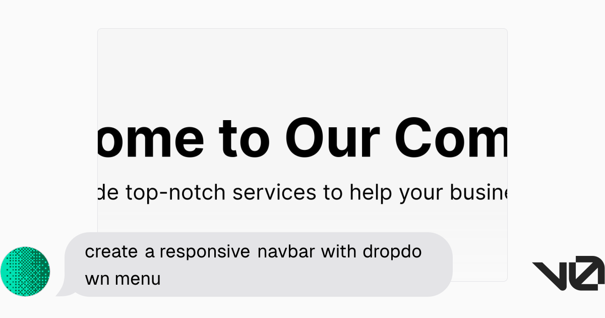 create a responsive navbar with dropdown menu | A shadcn/ui and v0 ...