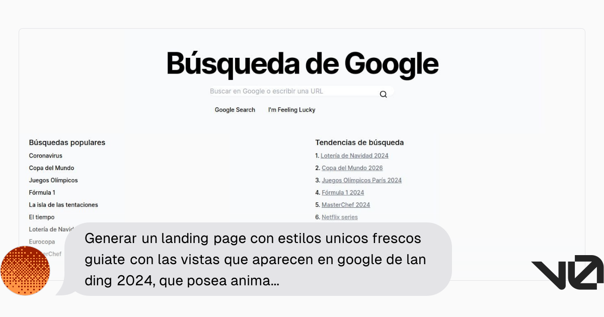 Generar un landing page con estilos unicos frescos guiate con las ...