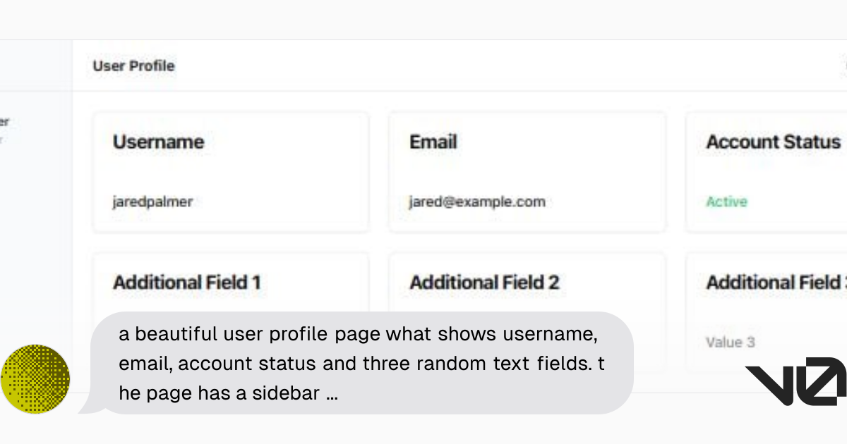 a beautiful user profile page what shows username, email, account ...