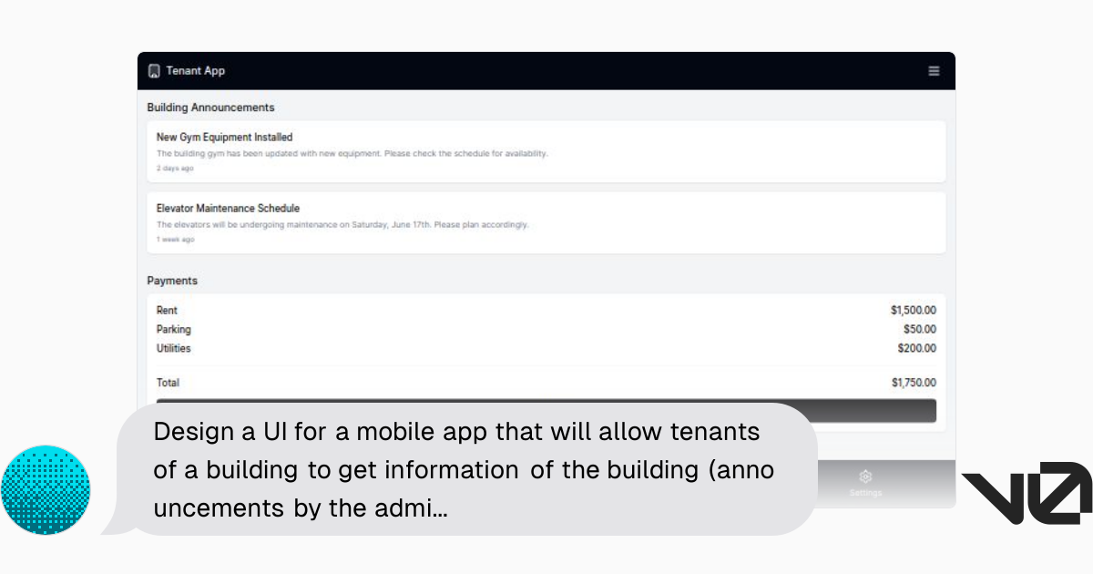Design a UI for a mobile app that will allow tenants of a building to ...