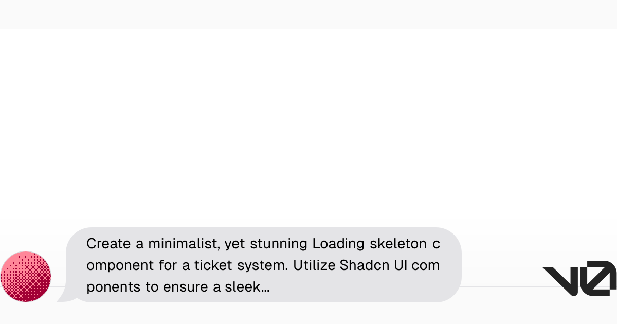 Create a minimalist, yet stunning Loading skeleton component for a ...