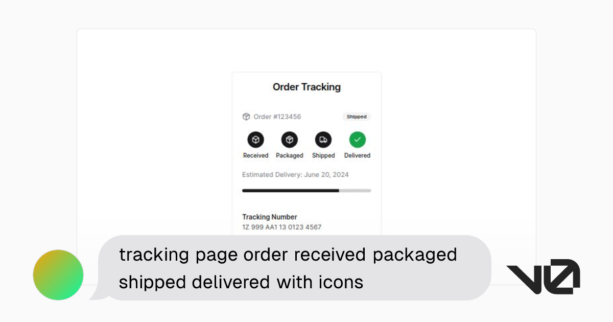 tracking page order received packaged shipped delivered with icons | A ...